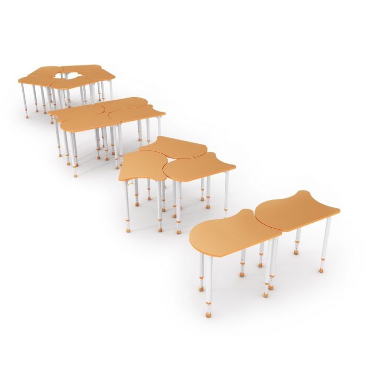 A&D Adjustable Height Student Desks - Flexible School Furniture ...