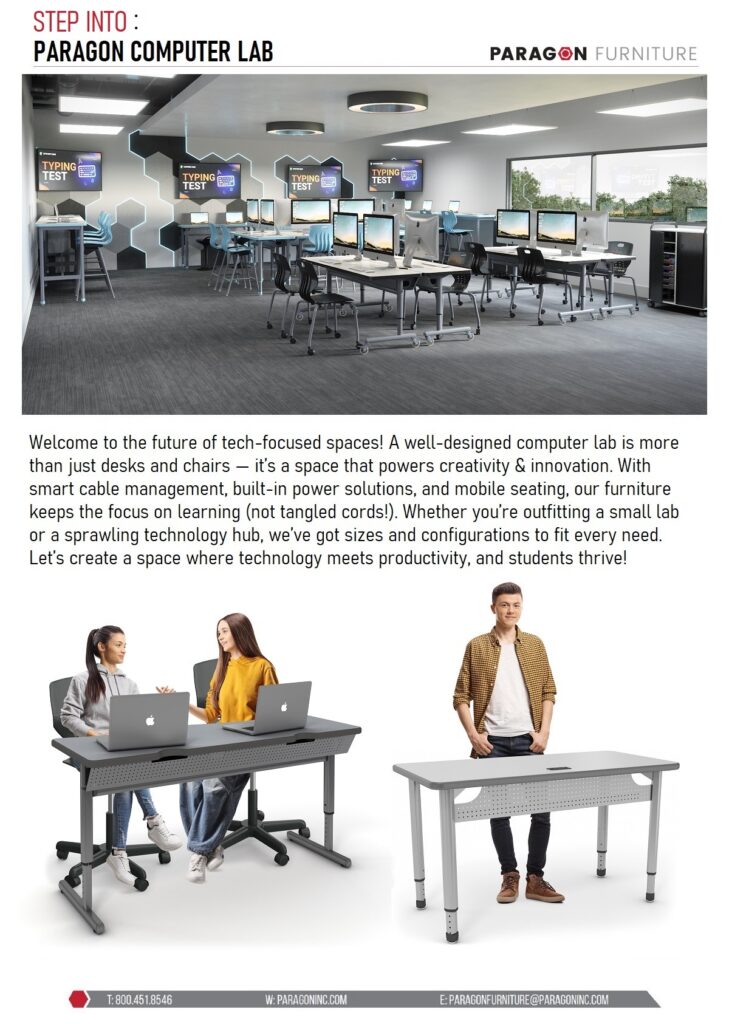 Computer Lab - Flexible School Furniture | Classroom, Makerspace ...