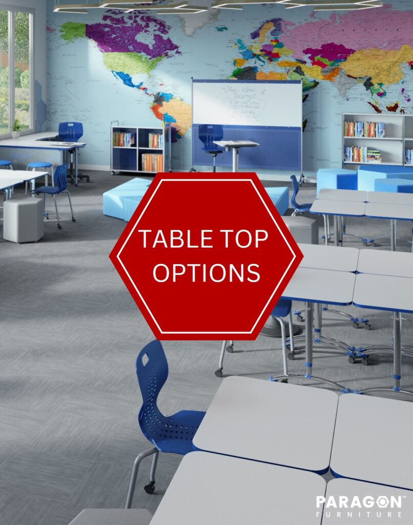 Table Top Options - Flexible School Furniture | Classroom, Makerspace ...